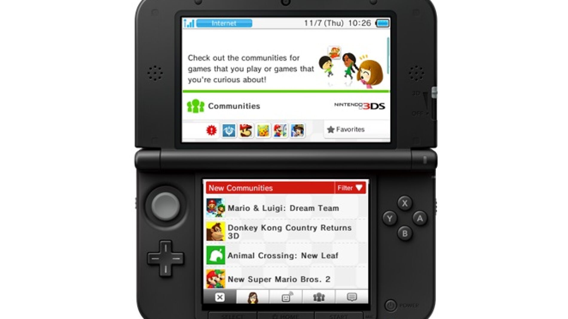 Miiverse en 3DS