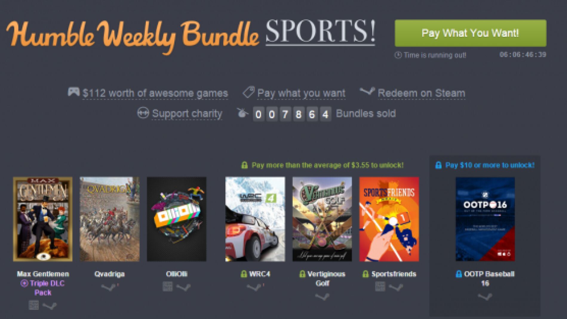 El nuevo Humble Bundle trae interesantes juegos deportivos
