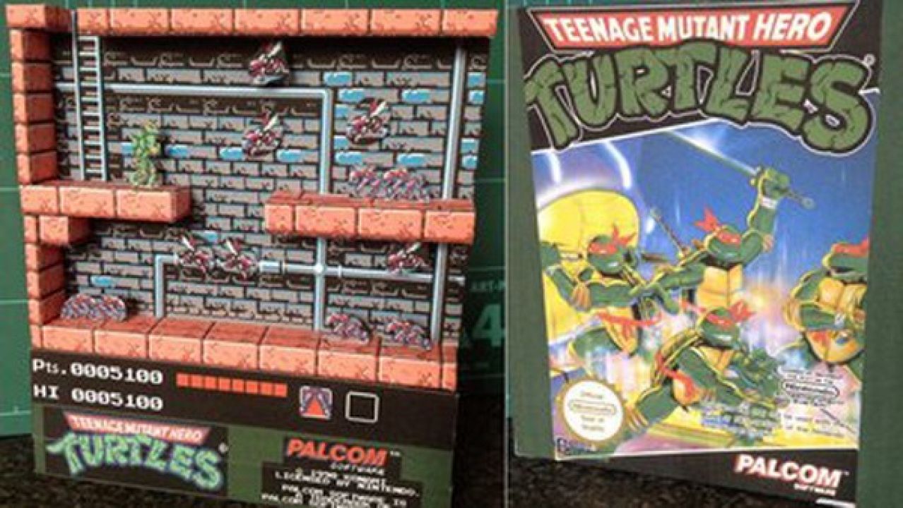 Un fan crea niveles clásicos de los videojuegos con dioramas de papel ...