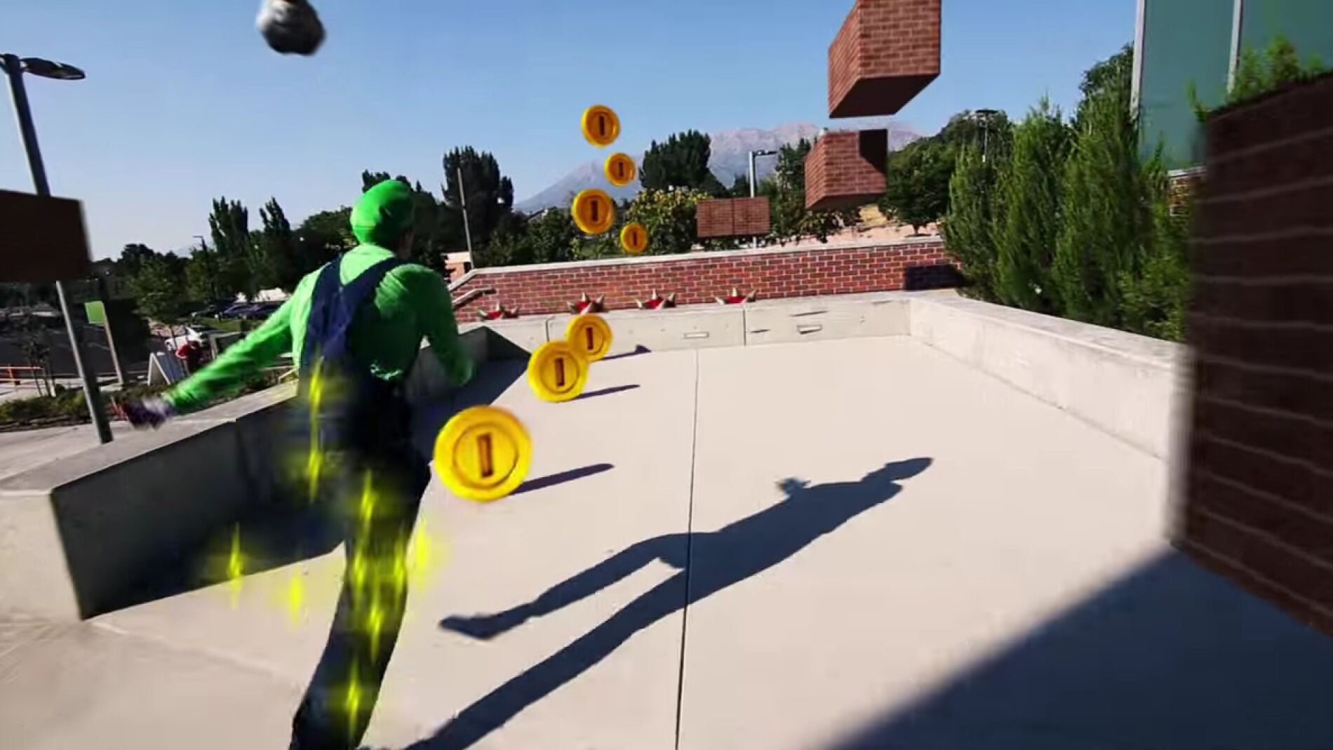Super Mario y Luigi se pasan al parkour en este vídeo