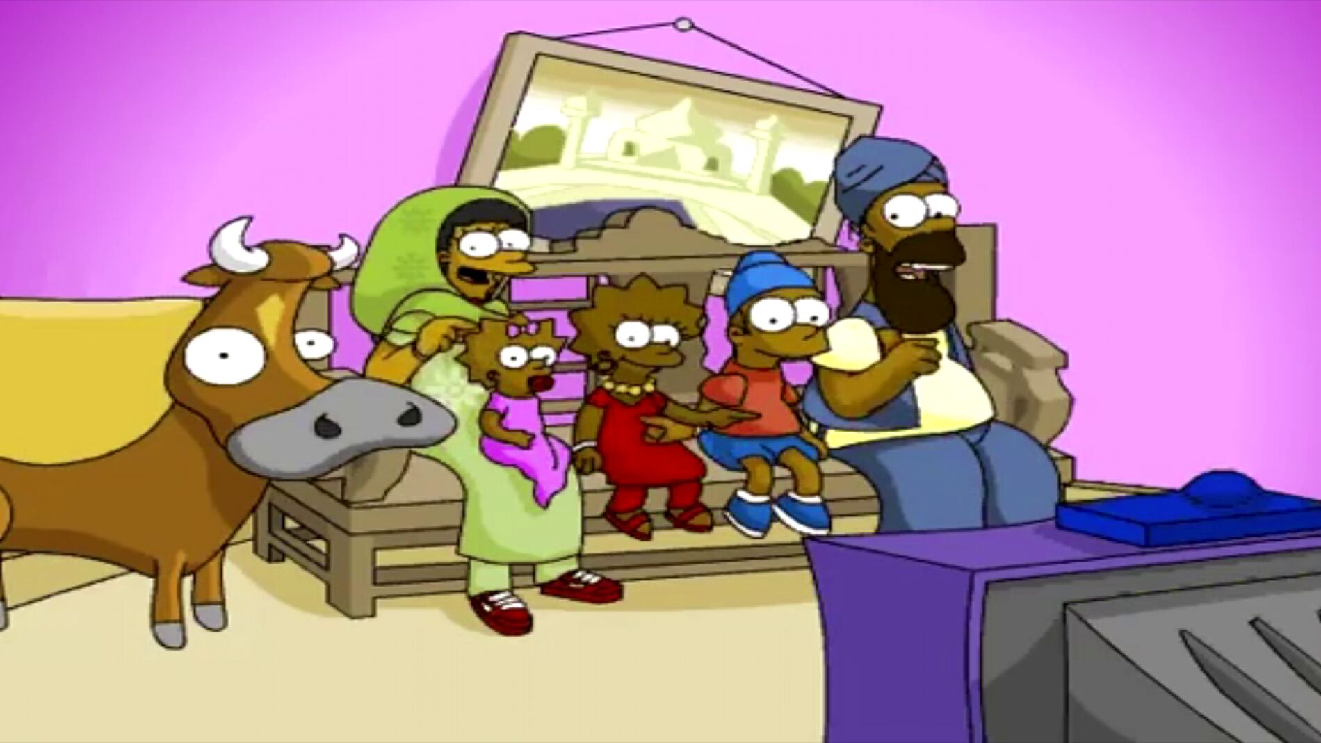 Los Simpson viajan a la India