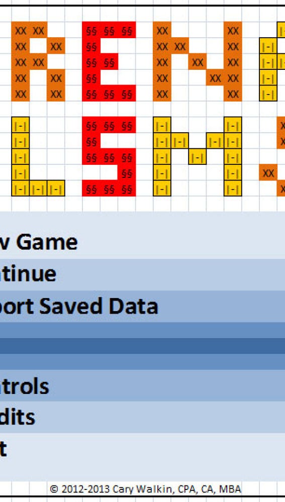 ¿Cómo es un videojuego creado con excel? Ya puedes verlo y probarlo