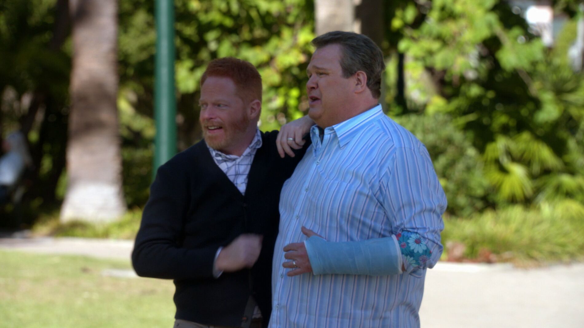 Cameron y Mitchell, muy orgullosos de su hija