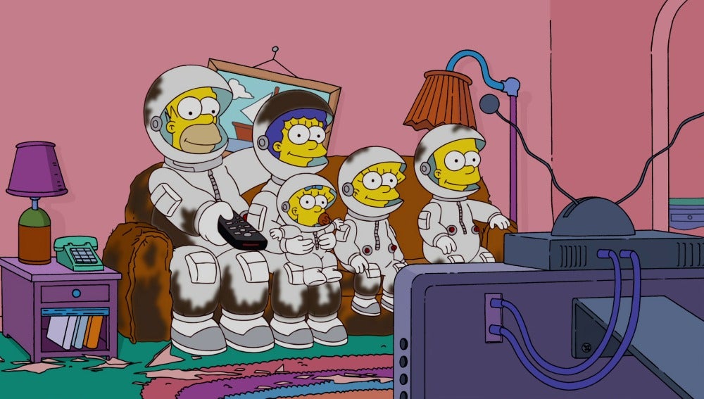 'Los Simpson' viajan por el espacio
