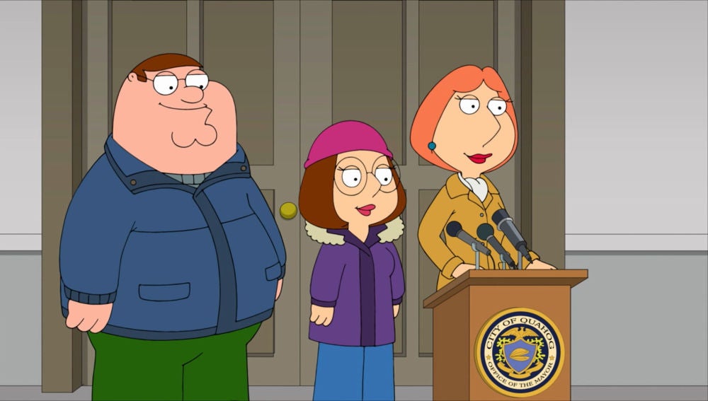 Meg, todo un orgullo para la familia Griffin