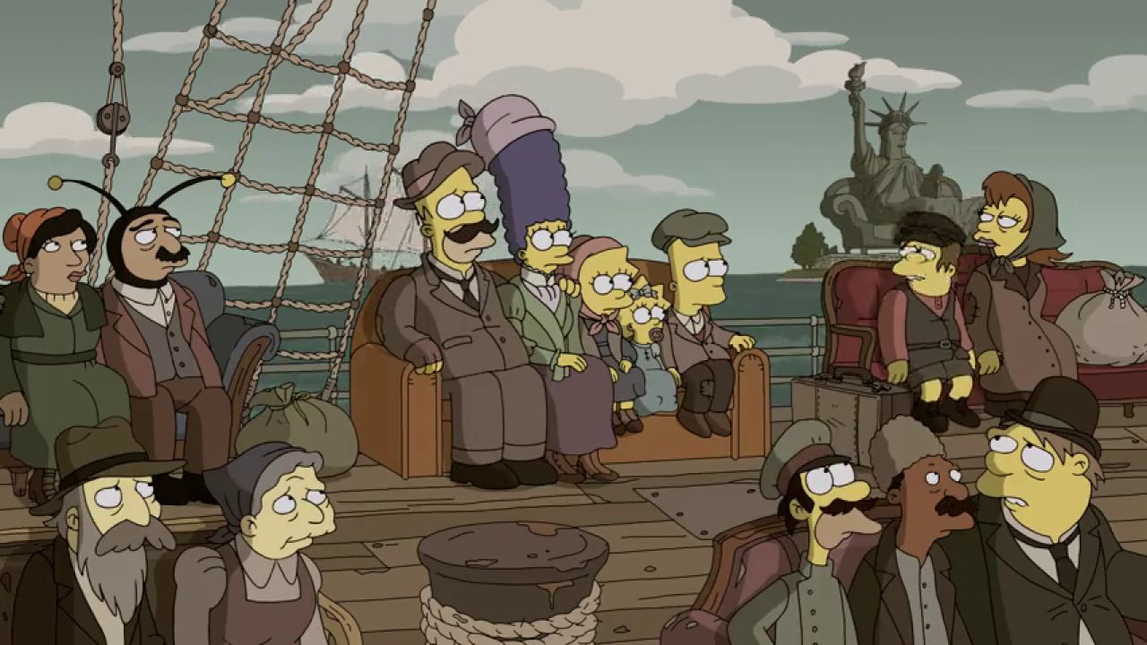 Los Simpson no son americanos, sino emigrantes