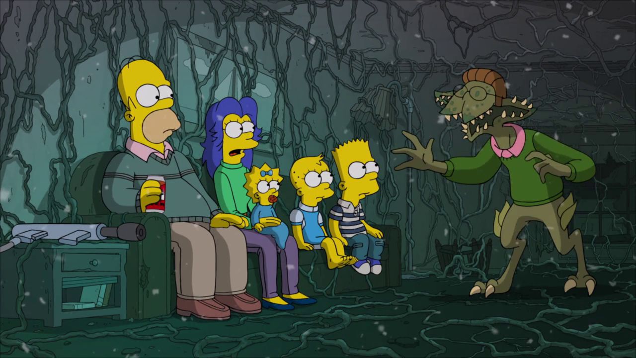 'Los Simpson' homenajean a 'Stranger Things' en este capítulo especial