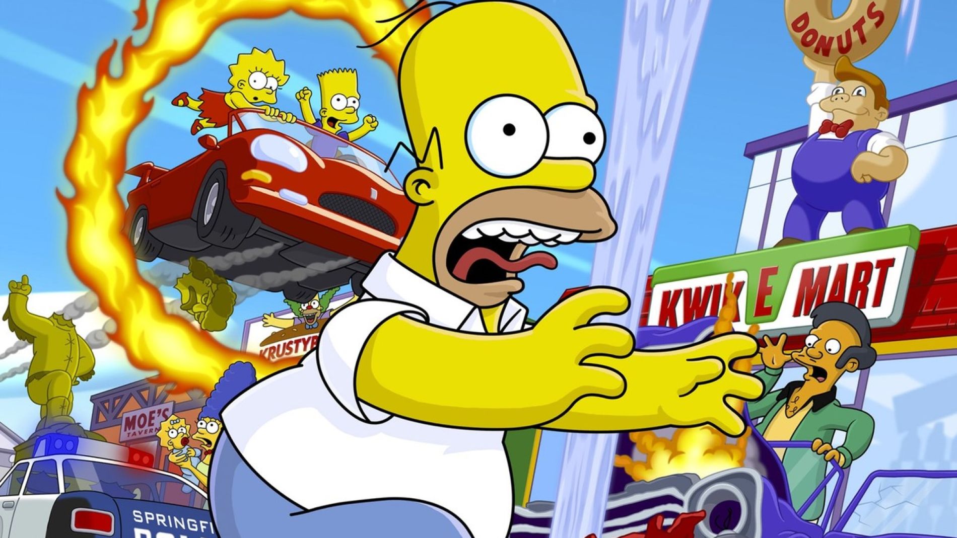 'Los Simpsons: Hit & Run' no está en PS5, pero esta versión remake nos ...