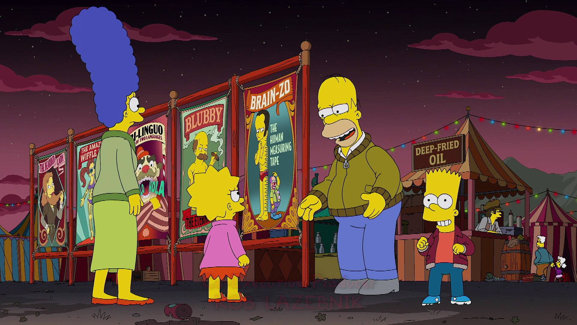 Un circo misterioso llega a Springfield y la familia Simpson no quiere ...